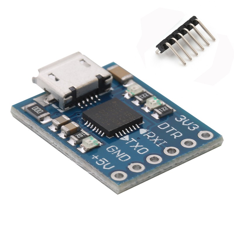 ♥ CP2102 Micro USB To UART TTL Module 6 Pin Serial Converter STC For Arduino | HolCim - Kênh Xây ...