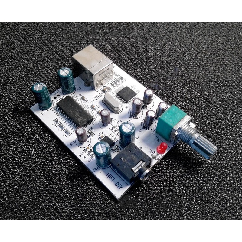 USB amp CM108 TDA1305T TDA1308 IIS USB DAC decoder with USB cable OTG ...