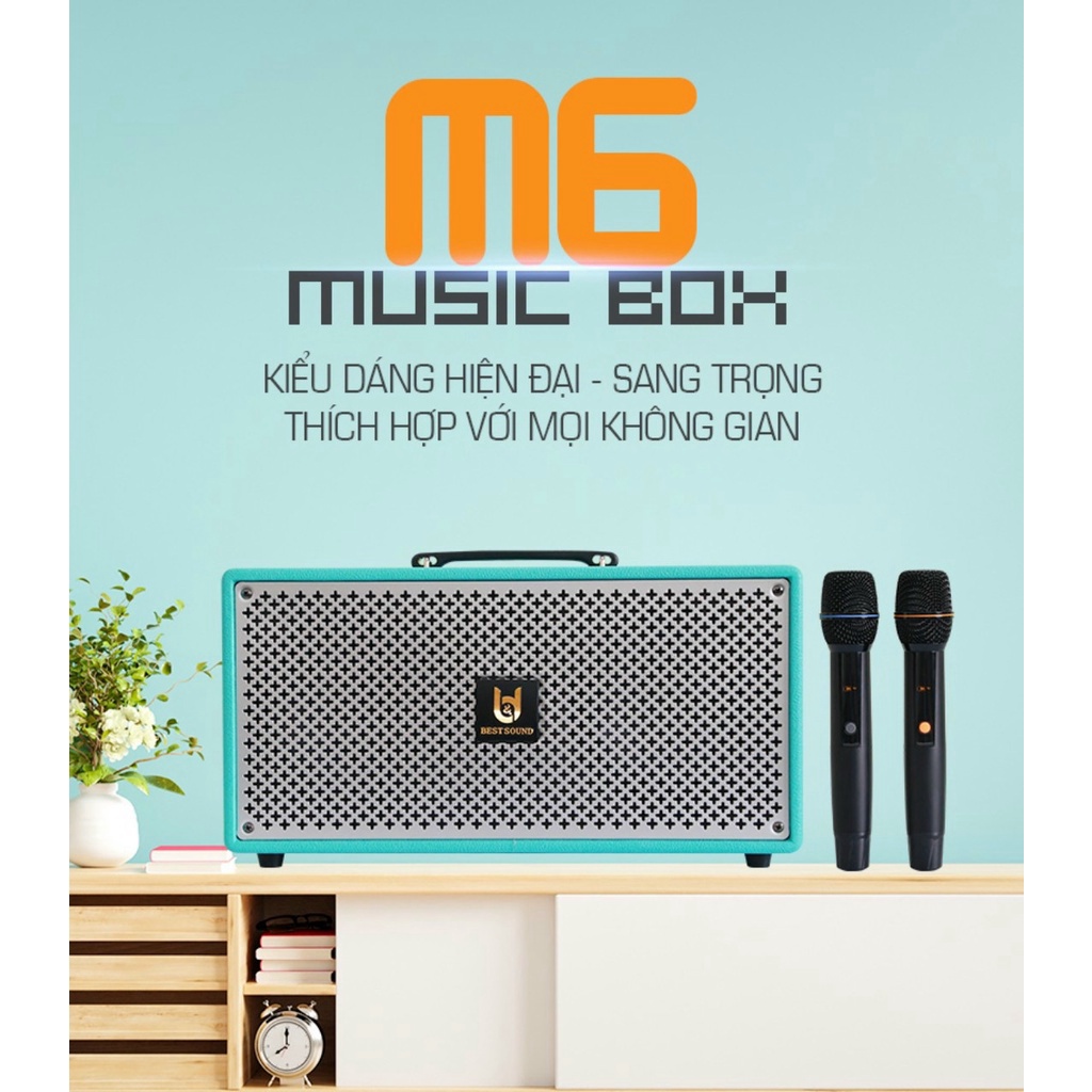 Mua MT MAX Loa kéo Best Sound M6 - Loa xách tay di động tích hợp vang ...