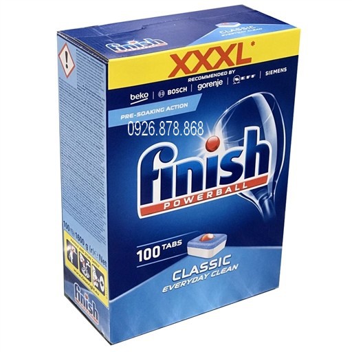 Viên rửa bát finish 100 viên classic | Shopee Việt Nam
