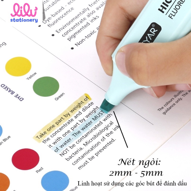 Mua Bút highlight pastel dạ quang 20 màu đánh dấu nhớ dòng trang trí sổ ...