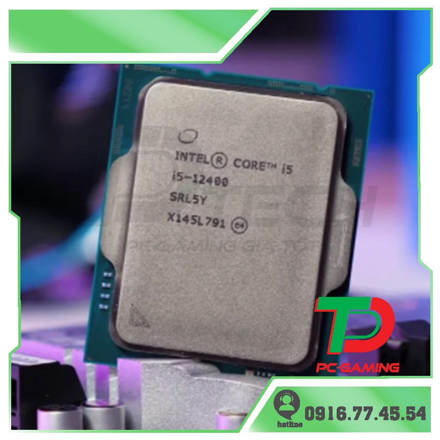 CPU Intel Core i5 12400 (2.5 GHz turbo up to 4.4 GHz, 6 core 12 Threads ...