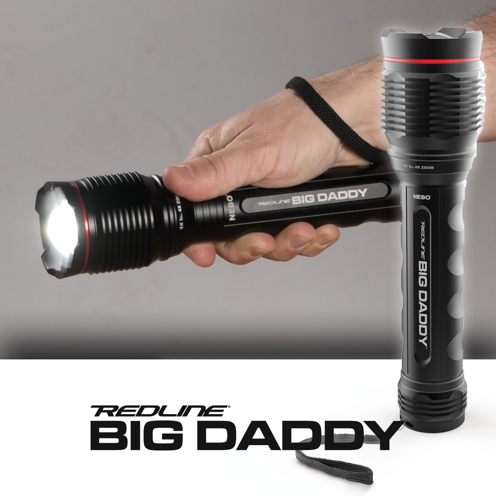 ĐÈN PIN CẦM TAY DÃ NGOẠI NEBO REDLINE BIG DADDY FLASHLIGHT 2000 LUMENS ...