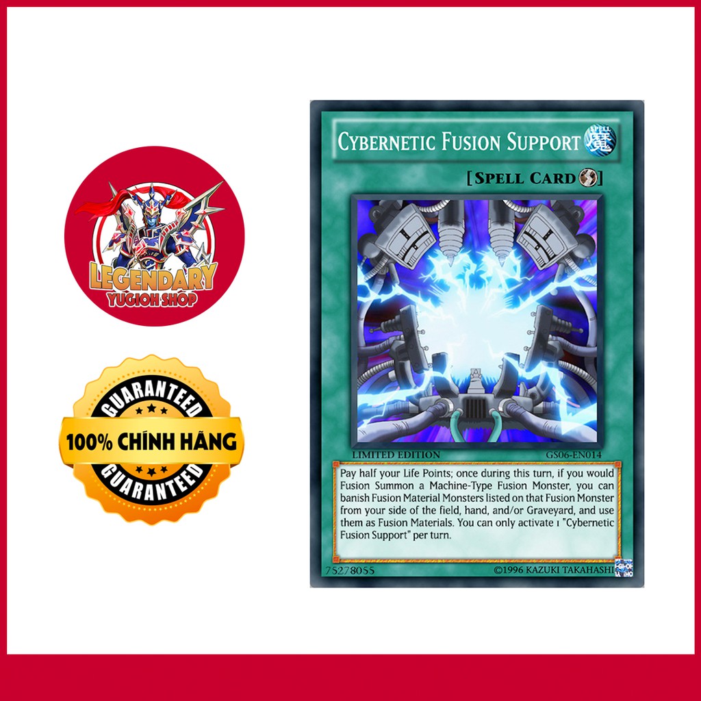 [EN][Thẻ Bài Yugioh Chính Hãng] Cybernetic Fusion Support | Shopee Việt Nam