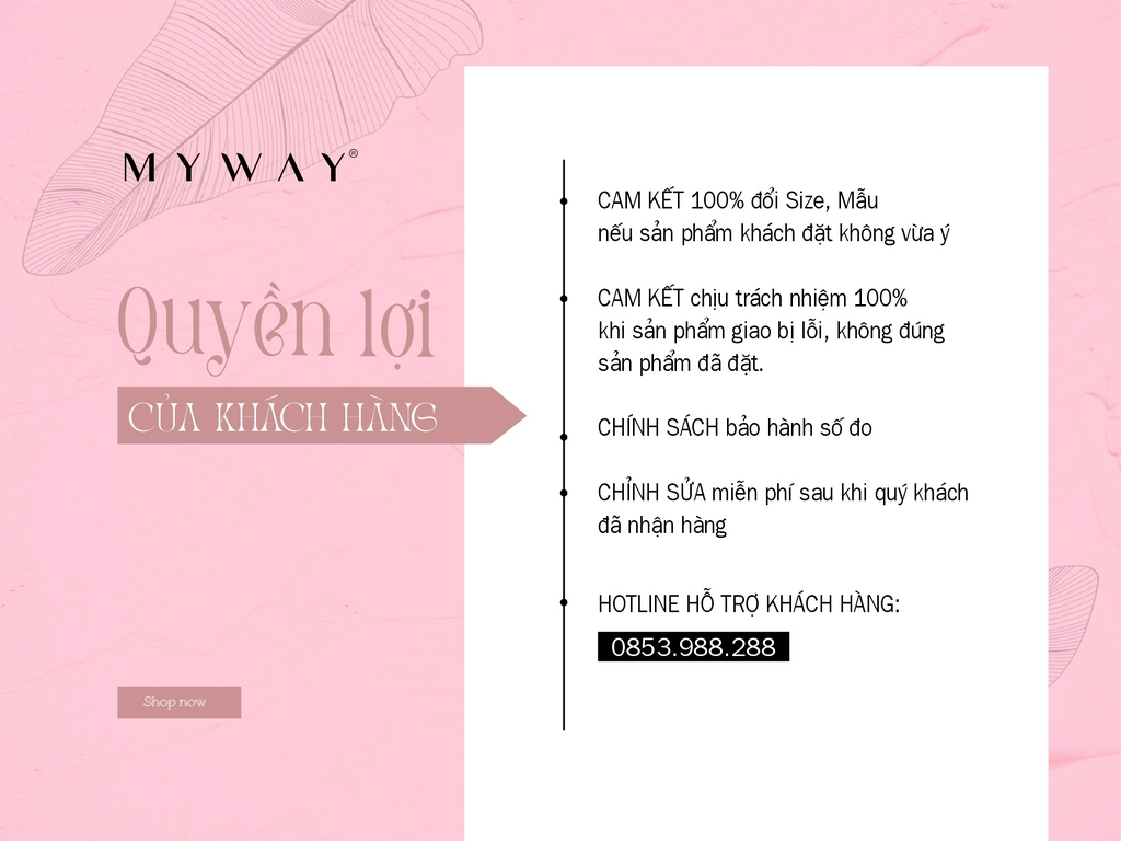 MY WAY FASHION CHÍNH HÃNG - Shopee Mall Online | Shopee Việt Nam
