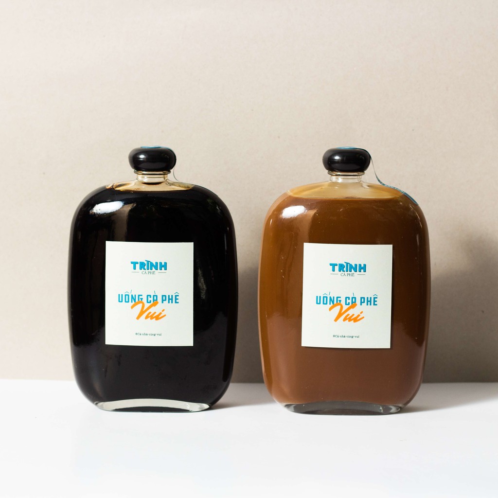 Cà phê tươi pha sẵn đóng chai 500ml Trình cà phê, Cafe tiện lợi, đậm đà ...