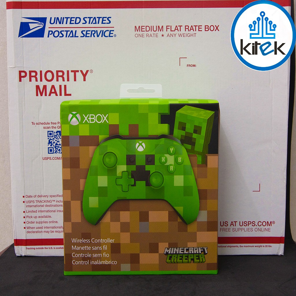 Tay cầm Xbox One S Wireless Controller - Minecraft (SEALED) | Shopee ...