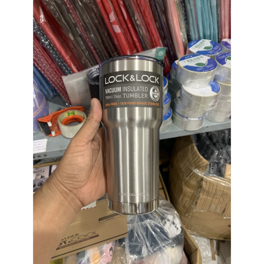 LY GIỮ NHIỆT LOCK AND LOCK TANG KÈM TÚI GIỮ NHIỆT ÔNG HÚT | Shopee Việt Nam