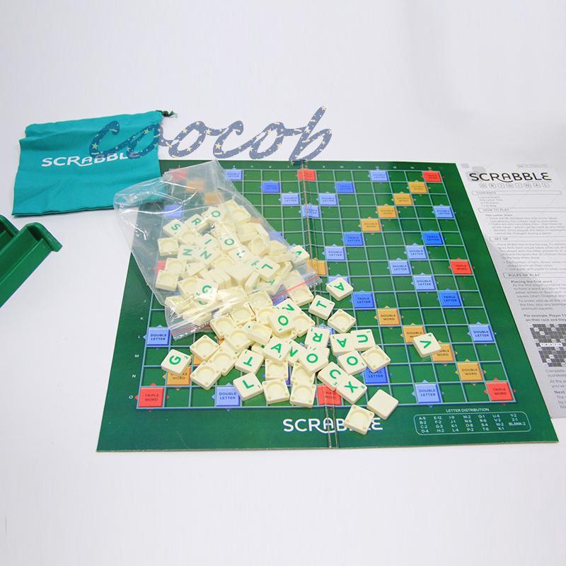 Classic Plastic Alphabet Game Scrabble Learning English Kids ...