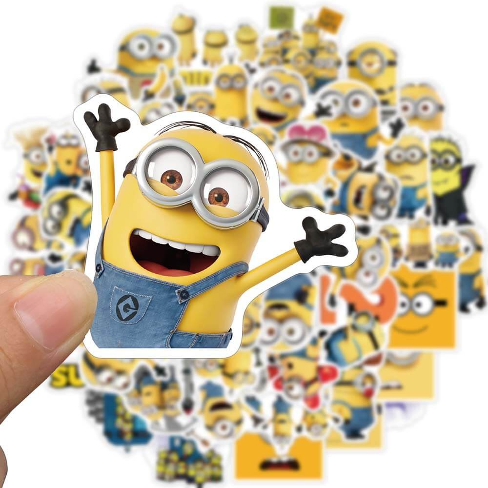 Mua Set 50 nhãn dán hình Minion dễ thương trang trí đồ thủ công chống ...
