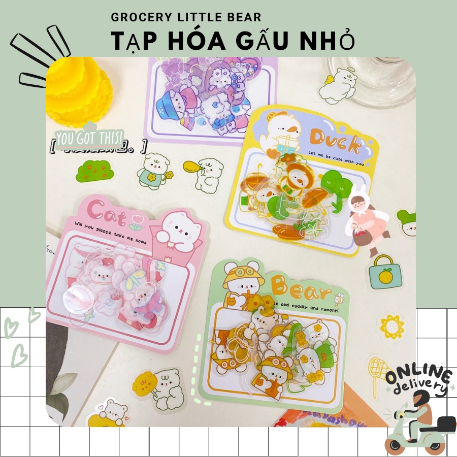 Set sticker PVC động vật | Shopee Việt Nam