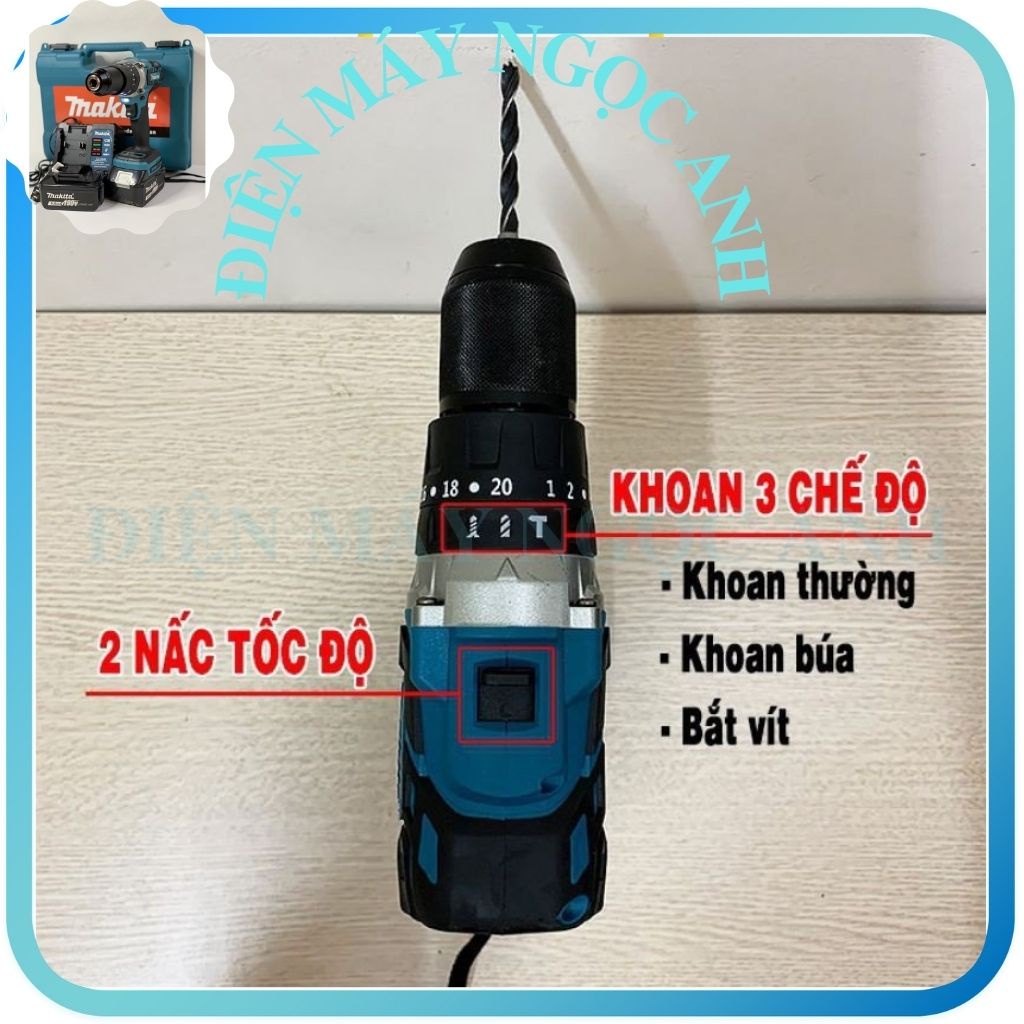 Mua Máy khoan pin cầm tay mini Makita 199V chính hãng không chổi than cầm tay bắn bắt vặn vít ...