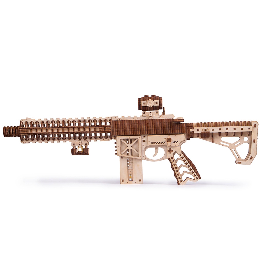 Đồ chơi mô hình gỗ lắp ráp cơ học cao cấp - The Assault Rifle - Hàng ...
