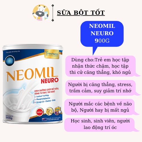 Mua Milk - Sữa bột Neomil Neuro 900g: Dinh dưỡng giúp bổ não, tăng tư ...