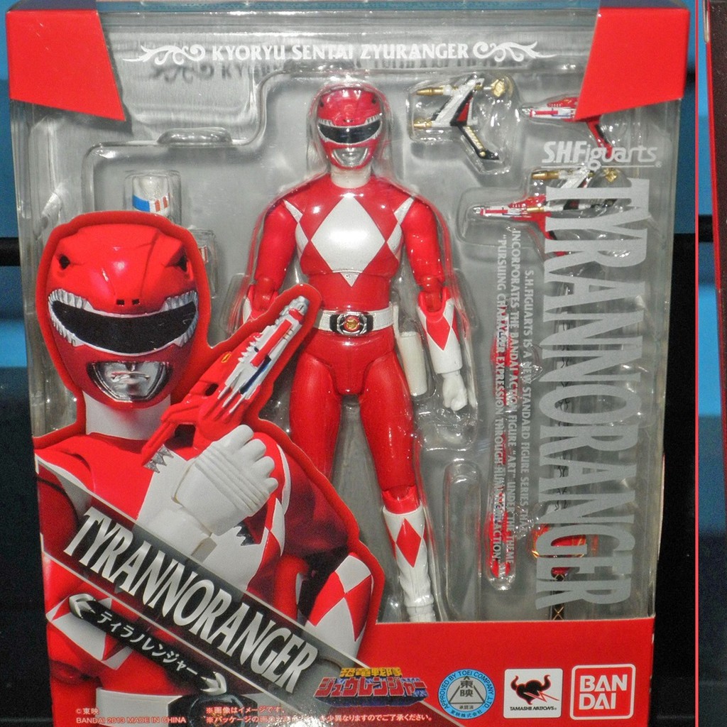 Mô hình Super Sentai - SHF Tyranno Ranger (Red Ranger) | Shopee Việt Nam