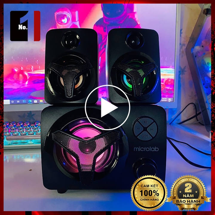 Mua Loa Máy Tính Bluetooth Mini Để Bàn 2.1 Led RGB MICROLAB U210 Loa Vi ...