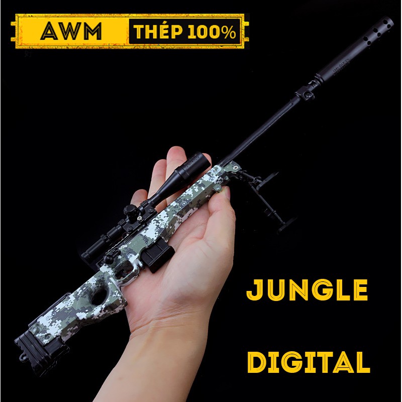 Mô Hình PUBG AWM Skin 36cm Cỡ Lớn Có Thể Tháp Lắp – Đồ chơi trẻ em