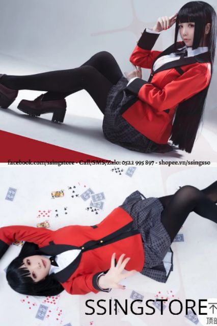Mua Set COSPLAY Jabami Yumeko nhân vật trong Kakegurui( Hàng order ...