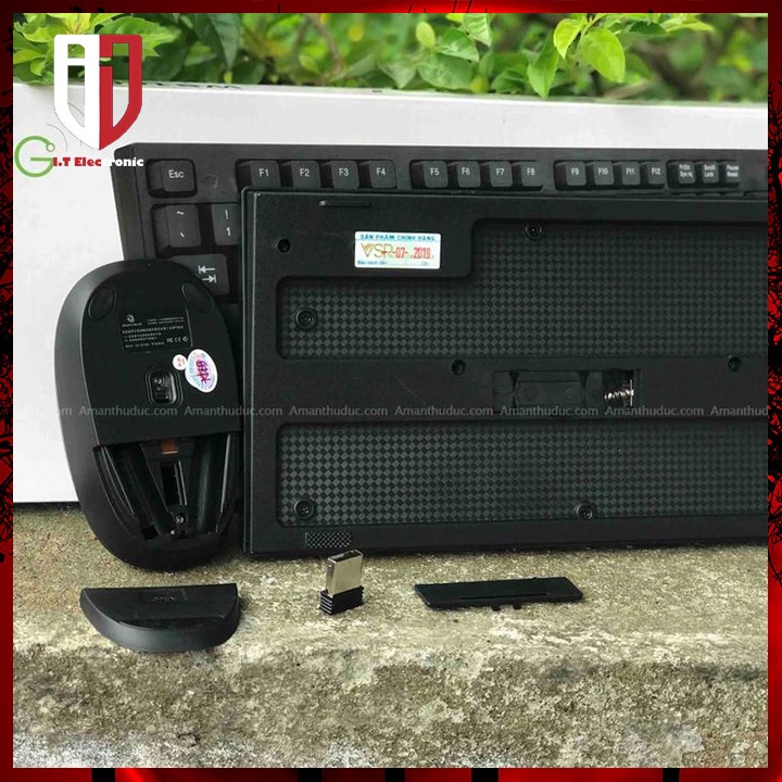 Mua Combo Bàn Phím Chuột Máy Vi Tính Laptop Văn Phòng Không Dây BOSSTON WS100 USB Chuyên Game ...