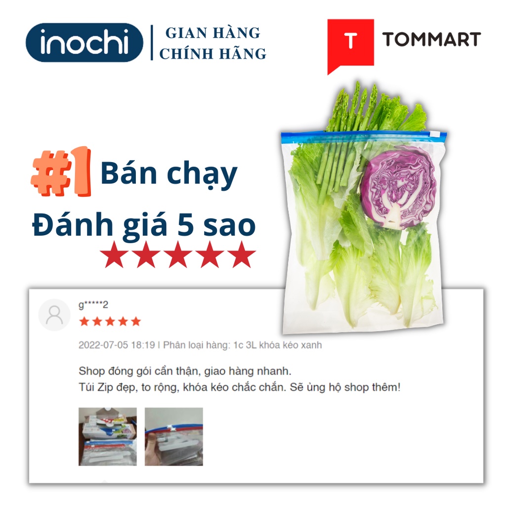 Mua Túi Zip Đựng Thực phẩm Tái sử dụng Đa năng khóa kéo Shinshen Inochi ...