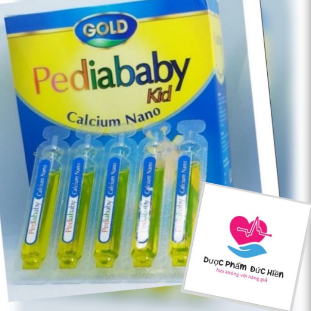 Pediababy kid bổ sung canxi cho bé hộp 20 ống | Shopee Việt Nam