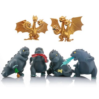 [FMSHOPVN] FIGURE CHIBI FAT GODZILLA SET 12 MÔ HÌNH NHÂN VẬT QUÁI VẬT ...