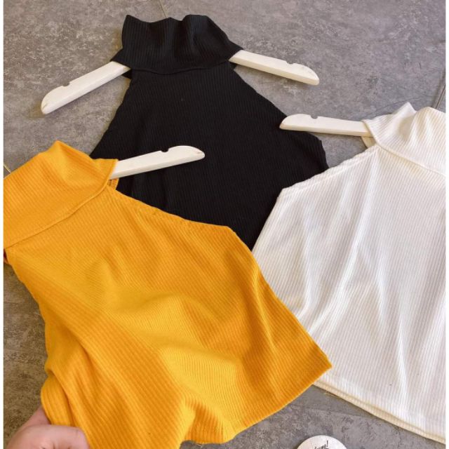 CROP TOP CỔ LỌ | Shopee Việt Nam