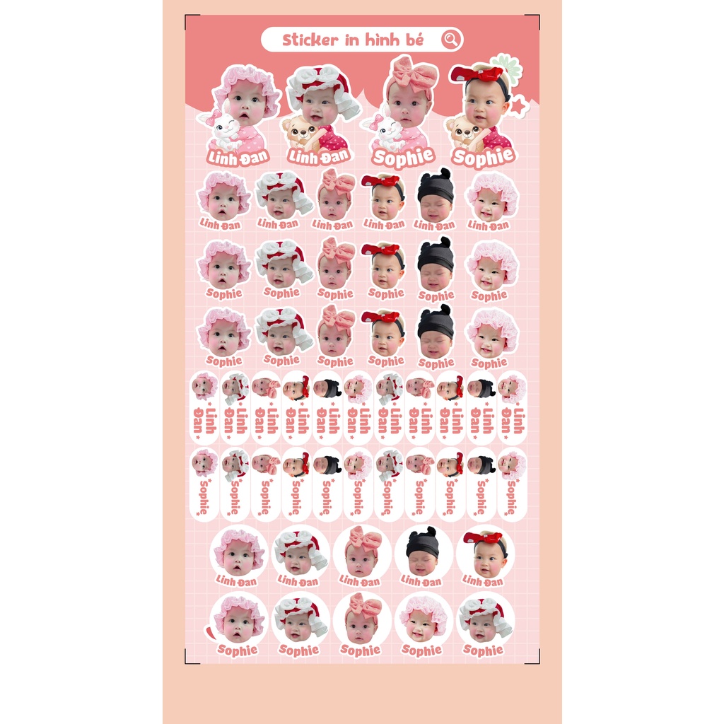 Mua Nhãn Dán, Sticker Cho Bé Dán Bình Sữa - Balo, Các Loại, Tuỳ Chọn ...