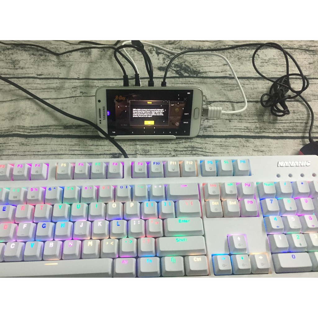 Mua Dock USB OTG HUB kết nối Bàn phím, Chuột với điện thoại android ...