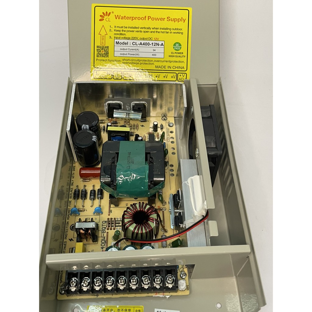 Mua Nguồn 12V 34A Ngoài Trời HÀNG CÔNG TY LOẠI 1 - Nguồn Đèn LED 12v ...