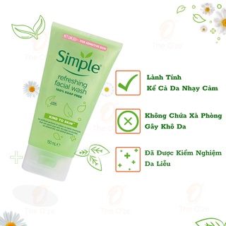 Sữa Rửa Mặt Simple Dạng Gel Phù Hợp Với Mọi Loại Da - SRM Simple Chính ...