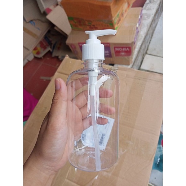 Mua Chai nhựa pet 500ml nhựa nguyên sinh vòi nhấn fi28 giá rẻ nhất | TecKi.Vn