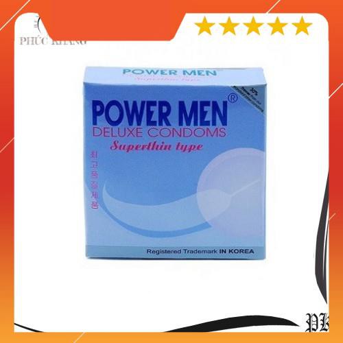 [Chính Hãng] Bao Cao Su Power Men Siêu Mỏng - Hộp 3 Chiếc - [Siêu Rẻ] | Shopee Việt Nam