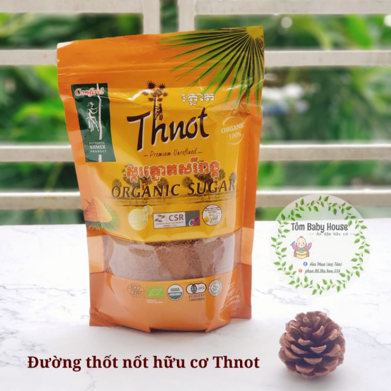 Đường thốt nốt hữu cơ Thnot Campuchia 500gr | Shopee Việt Nam