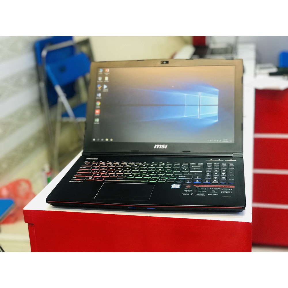 LAPTOP GAME MSI GE62 2QF Core i7-5700HQ,VGA GTX 970 RAM 8GB, SSD128+1TB ...