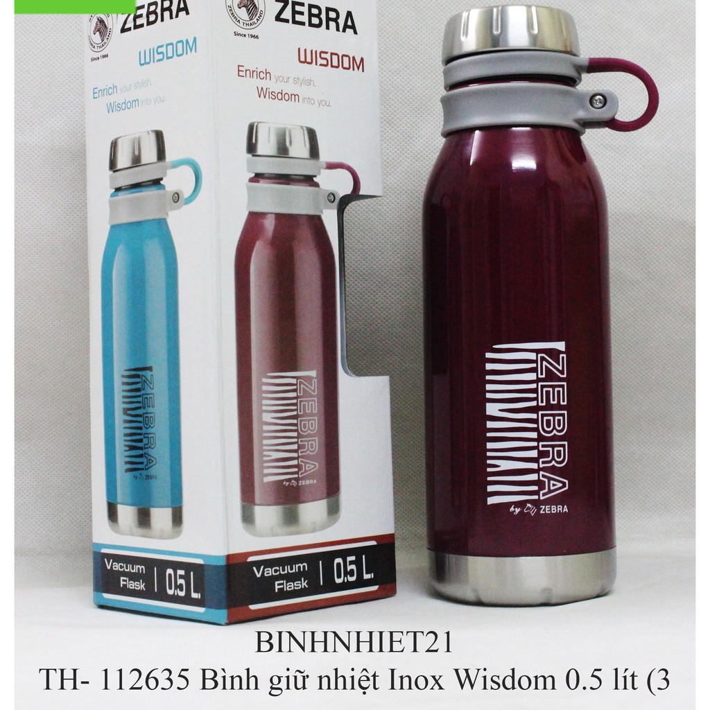 Mua BÌNH GIỮ NHIỆT WISSDOM Inox 304 ZEBRA THÁI LAN 112637 dung tích 1L ...