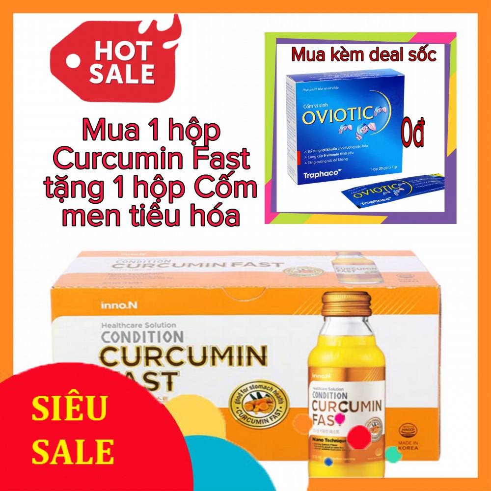 Mua NƯỚC NGHỆ UỐNG KHỎE DẠ DÀY CURCUMIN FAST LỐC 10 CHAI giá rẻ nhất ...
