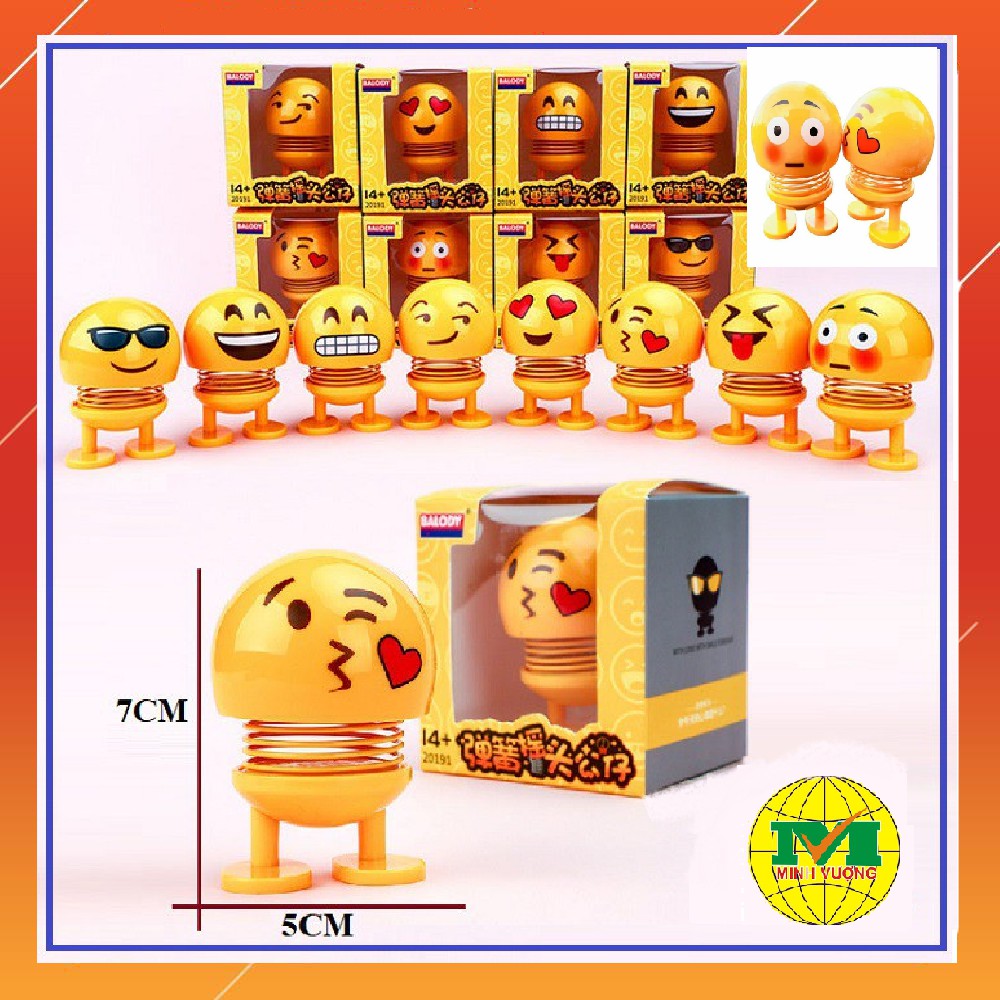 Con nhún- EMOJI LÒ XO- thú nhún lò xo (Mẫu ngẫu nhiên) | Shopee Việt Nam