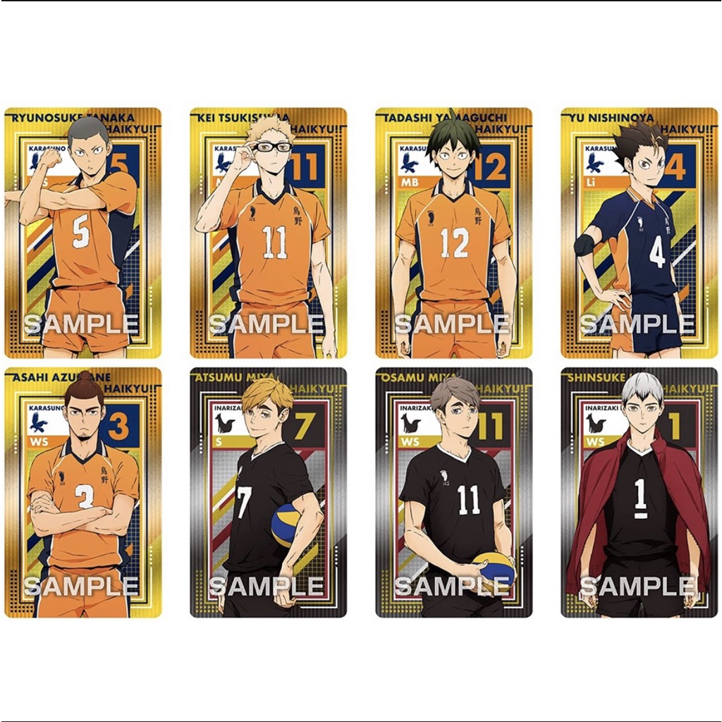 Mua Thẻ bài sưu tập nhân phẩm pack random Metal Card Haikyuu !! - Ensky ...