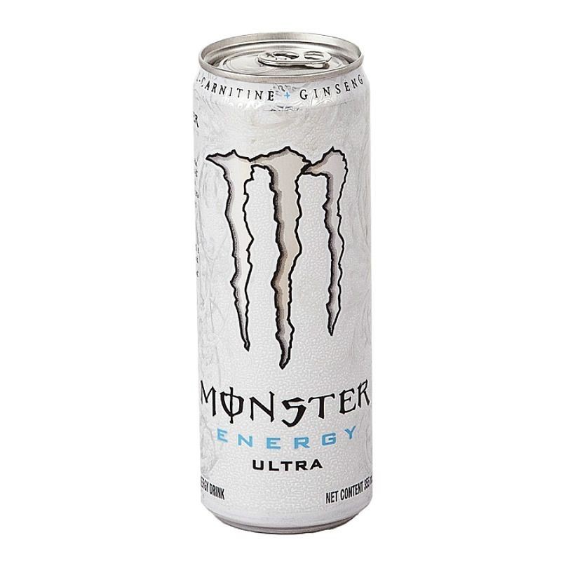 Nước Tăng Lực Monster Energy Ultra lon 355ml màu trắng và màu đen ...