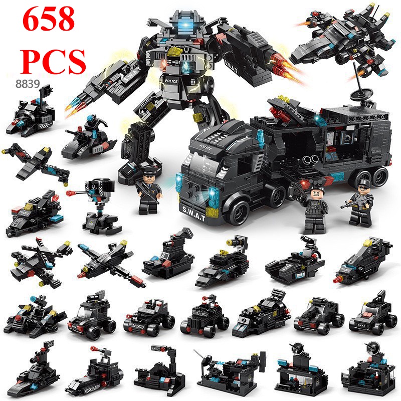 Mua LEGO OTO SWAT 685 Mảnh - 24 Tạo Hình - Bộ Đồ Chơi Lắp Ghép Lego Xe ...