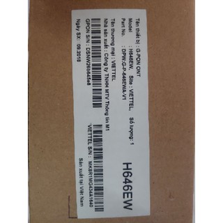 Modem GPON Viettel Cáp Quang Siêu Tốc Độ H646EW | Shopee Việt Nam