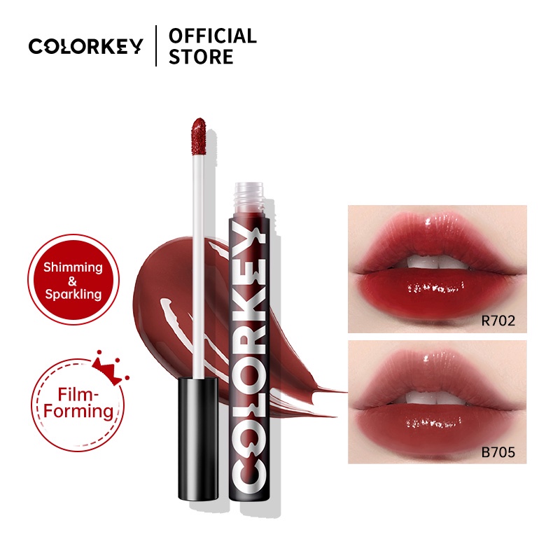 【COLORKEY】Son tint bóng Colorkey dạng lỏng lâu trôi glasting water tint ...
