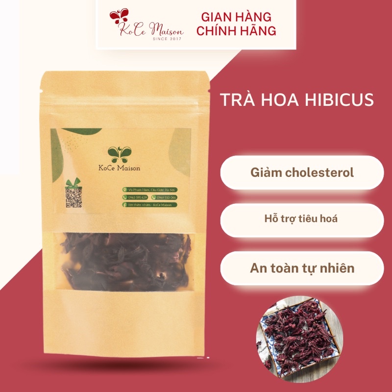 TRÀ HOA HIBICUS 100g | Shopee Việt Nam