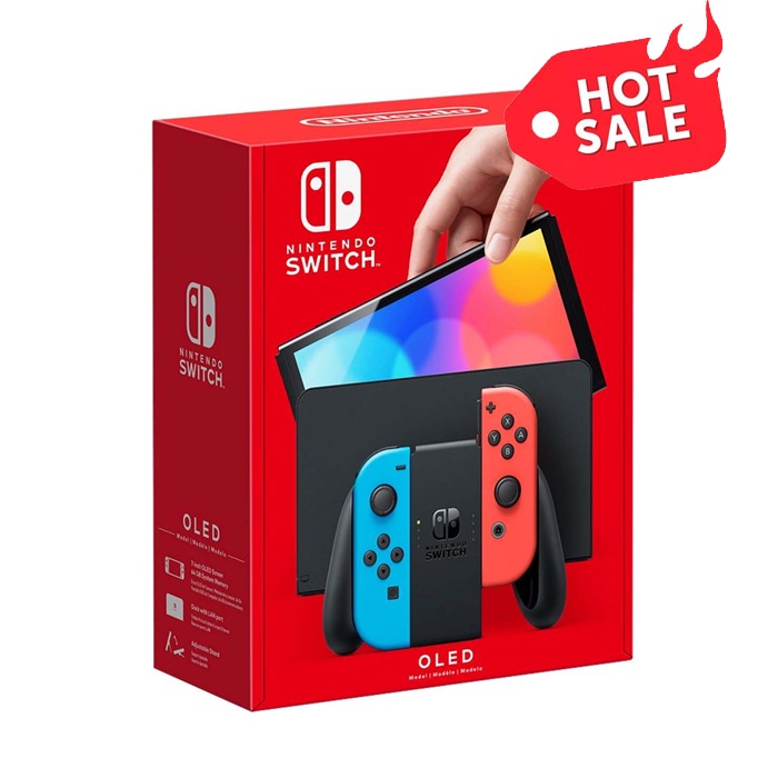 Mua Máy Chơi Game Nintendo Switch OLED Neon Red Blue New 100% Siêu Rẻ ...