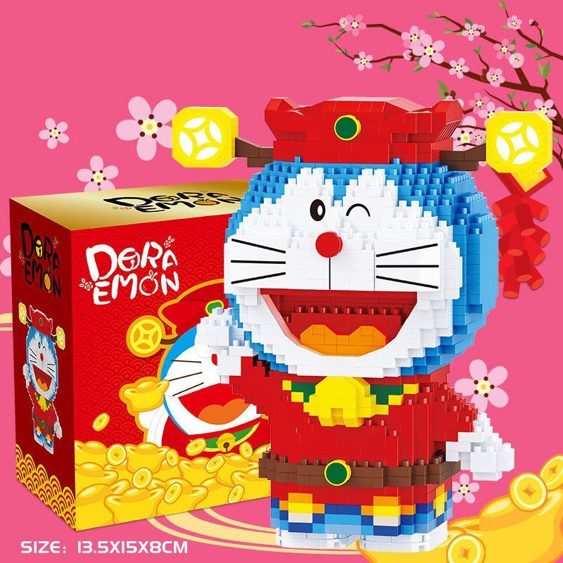 Mua Bộ đồ chơi xếp hình Lego Doraemon cosplay Thần Tài Disney Mario Toy ...