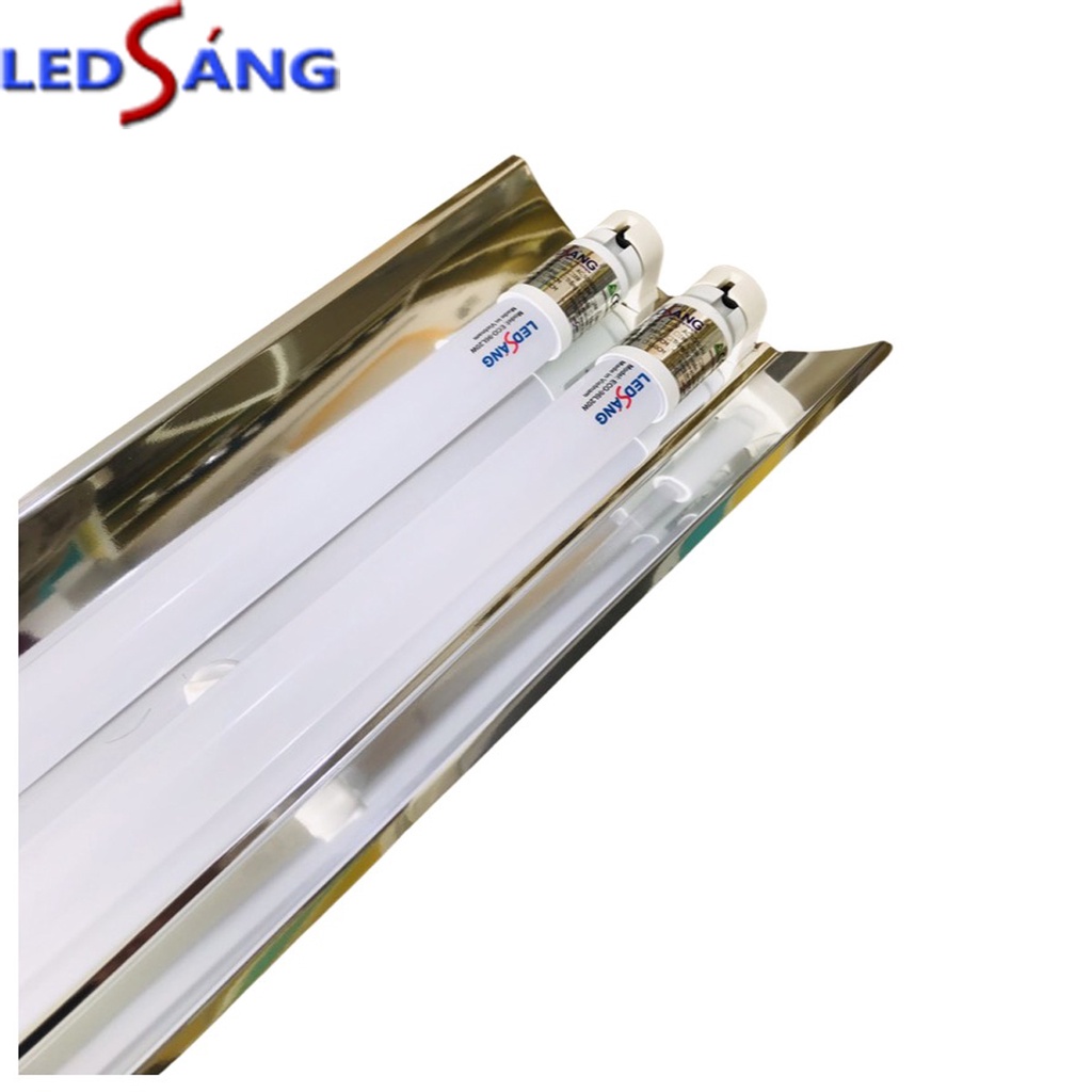 Mua Máng Đèn Led Chóa Inox Đôi 1M2, 0.6M Ledsang IN-C2-120 giá rẻ nhất ...