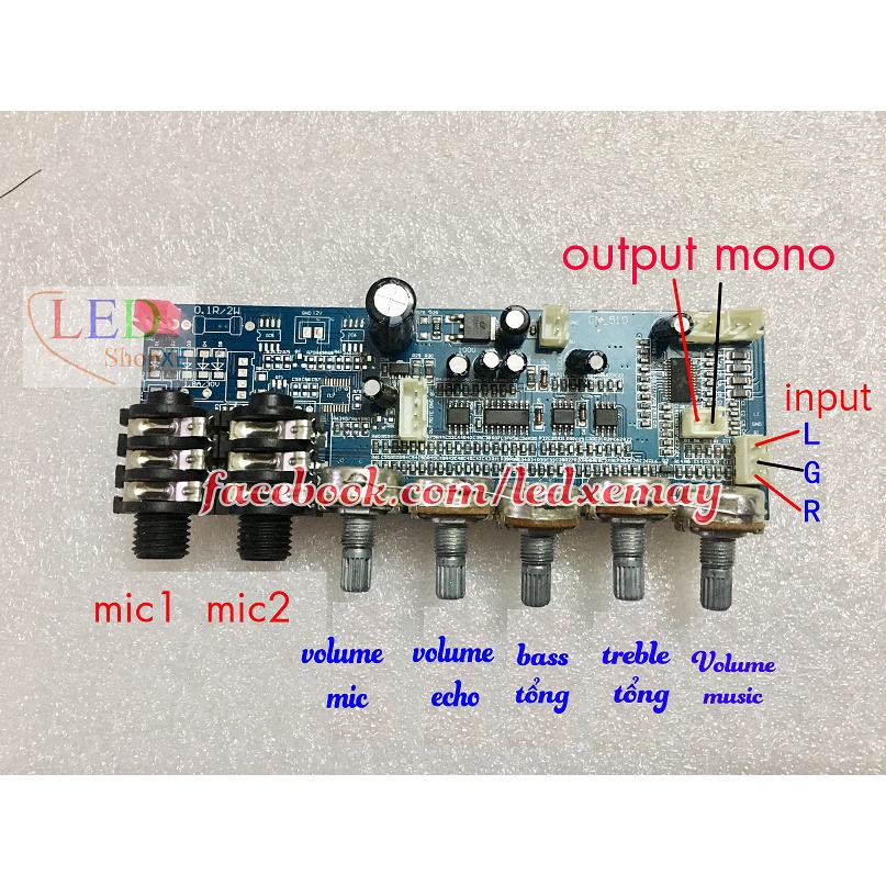 Mạch echo Karaoke CD2399 tháo máy DC 12v | Shopee Việt Nam