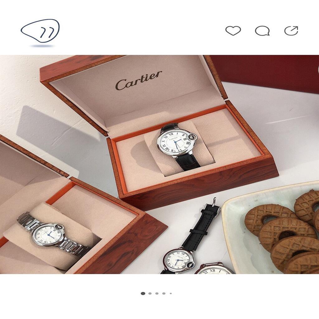 Cartier Full Package Cartier Blue Balloon Watch + style + nam và nữ ...