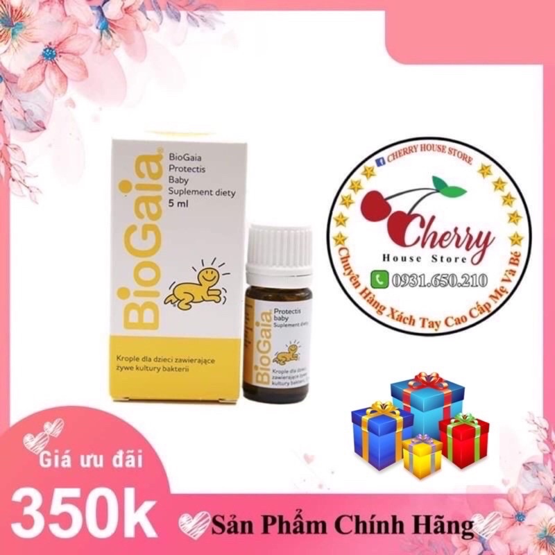 Men vi sinh cho trẻ sơ sinh Biogaia Protectics Drops 5ml | Shopee Việt Nam